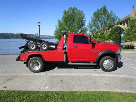 2014 Ram 4500 4x4 Dynamic Self Loading Wheel Lift Wrecker Nussbaum