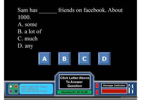 Quantifiers Game Some Much A Lot… Español Ele Powerpoints