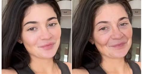 Kylie Jenners Use Of Tiktoks Viral Aging Filter Sparks Negative