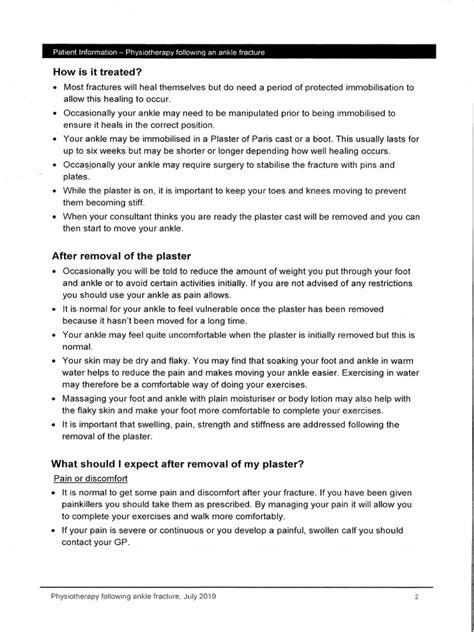 Ankle Fracture Protocol Pdf