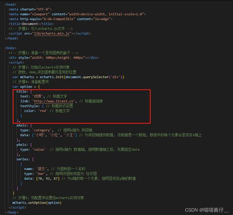 01 echarts的基本使用 常用配置 echarts js各项配置 csdn博客