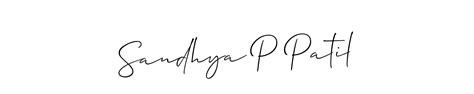 97 Sandhya P Patil Name Signature Style Ideas Super E Sign