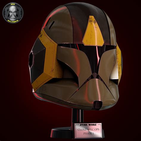 Clone Trooper Spec Ops Helmet 3d Etsy