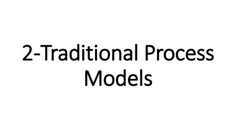 Prescriptive Process Modelsoftware Engineering Pptx Computer