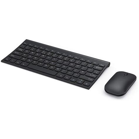 Seenda Wireless Keyboard And Mouse Ultra Compact Rechargeable Small Keyboard And Mouse Combo