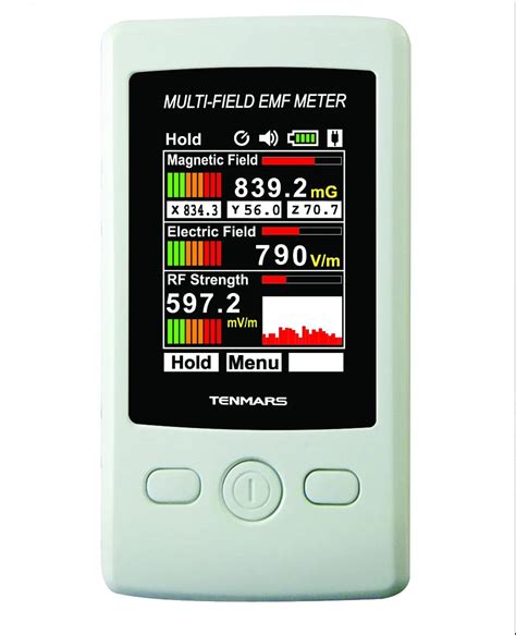 Gauss Axis Magnetic Electric RF Field Strenght Digital