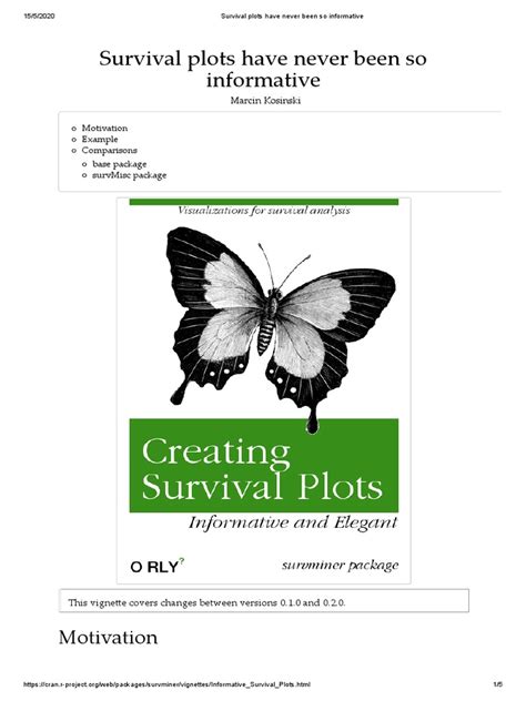 Survival Plots Survminer Package Tutorial Pdf R Programming