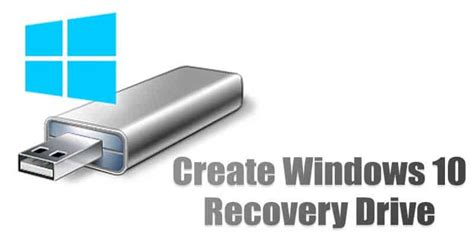 How To Create A Windows Recovery Drive Disk