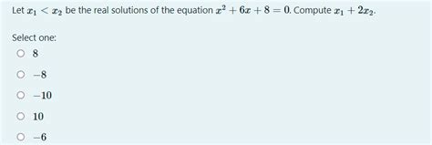 Solved Let x₁
