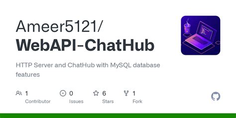 Github Ameer5121webapi Chathub Server And Chathub With Mysql