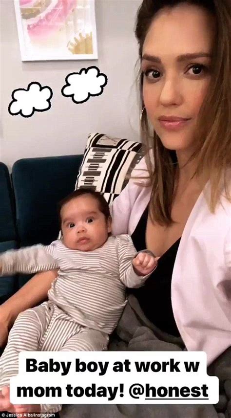 Jessica Alba Shares Snapchat Video Of Two Month Old Son Hayes Jessica