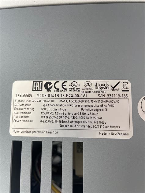 Danfoss Vlt Soft Starter Mcd500 Klema Maschinenhandel