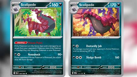 Pokemon Scolipede Card