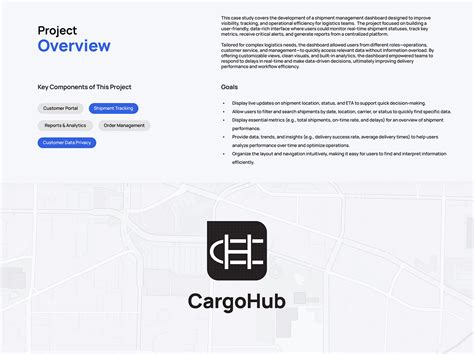 Shipment Management Dashboard Ui Ux Case Study Behance