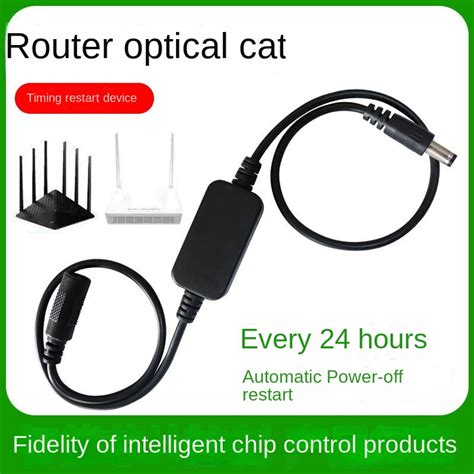 Router Controller Reset Wire Automatic Timing Optical Modem Wifi Power Off Intelligent Repositor