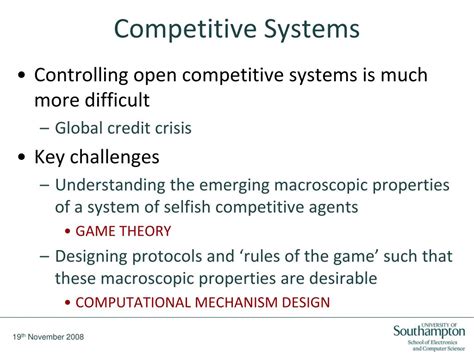 ppt agent based decentralised control of complex distributed systems