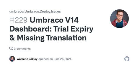 Umbraco V14 Dashboard Trial Expiry And Missing Translation · Issue 229