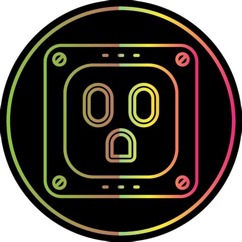 Socket Line Gradient Due Color Icon 41694208 Vector Art At Vecteezy