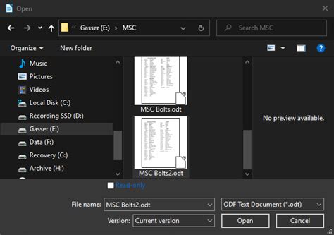 Open Dialog Should Have Choices For File Type Combo Box Helphow To
