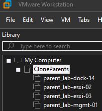 VMware Workstation Lab Overview With Linked Clones Enterprise Admins Org
