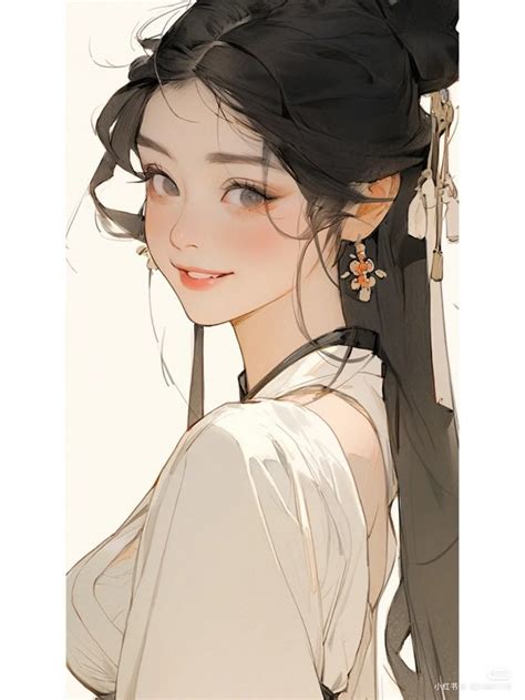 캐릭터 아트에 있는 연람님의 핀 얼굴 그림 초상화 패션 그림