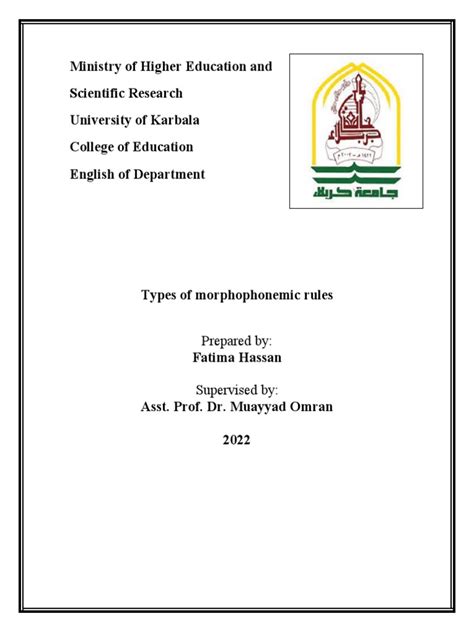 Types Of Morphophonemic Rules Pdf Syllable Oral Communication