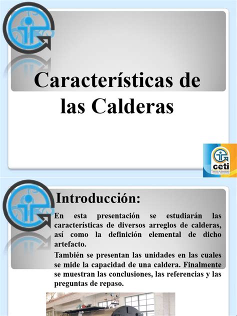 Generadores De Vapor Y Sus Caracteristivas Pdf Caldera Vapor