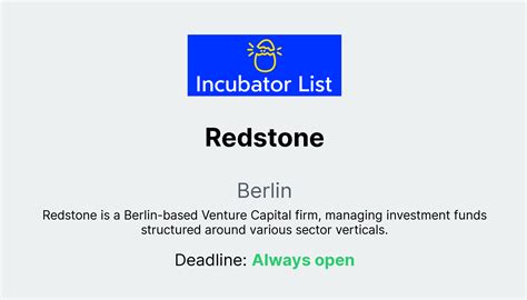 Redstone - Key Information