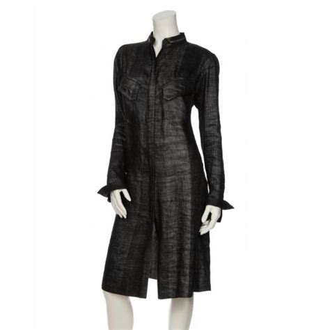 Beate Heymann Tops New Beate Heymann Long Shirt Linen In Anthrazi