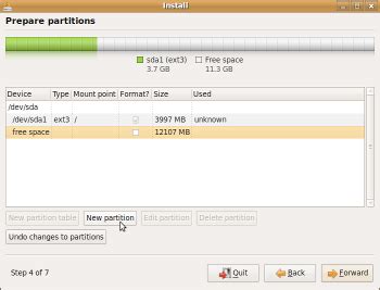 Creating A Separate Home Partition In Ubuntu During Installation