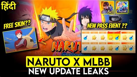 (हिंदी) Naruto X Mlbb Collab Leaks | 7 New Skins | New Upcoming Events | Moba Legends 5V5 | Vrin ...