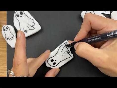 Cute Ghost Drawing How To Paint A Ghost Step By Step Tutorial For Beginners Ghost Drawing