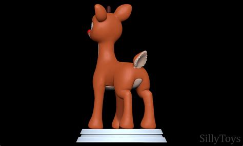 3d File Rudolph The Red Nosed Reindeer ♂️・3d Printing Design To Download・cults