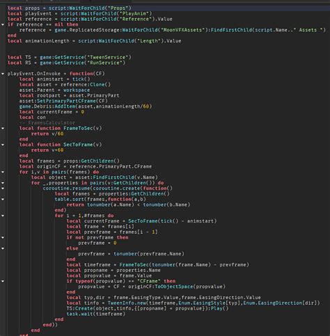 Animated Vfx Exported From Moon Animator Exporter Only Seen By Client When Run Scripting