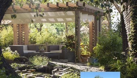 Blender Cycles 写实花园场景创建流程【英音中字】 Blender布的