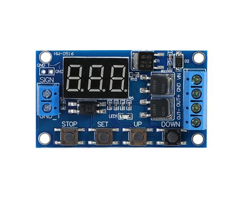DC 5V 36V Trigger Cycle Delay Timer Switch Turn On Off Relay Module With LED Display Catch Com Au
