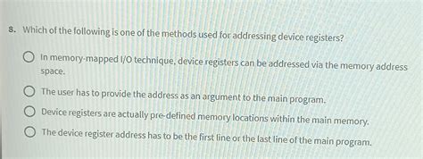 solved 3 which of the following is one of the methods used