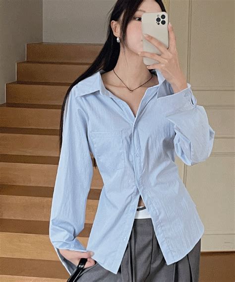 바닐라민트 🎀 잘록허리라인~날씬핏 루이즈 뒷리본 셔츠하객룩and오피스룩 리뷰만족 인기템단정핏봄부터장마철까지