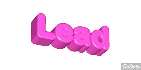 Lead Word Animated  Logo Designs