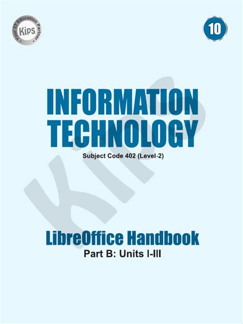 It 402 Libreoffice Book 10 Part B Pdf