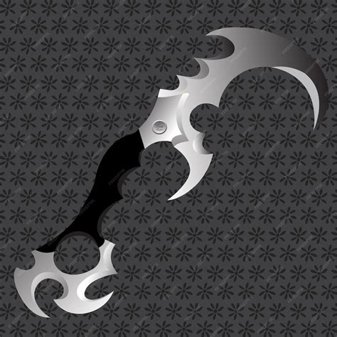 Premium Vector Curved Knife