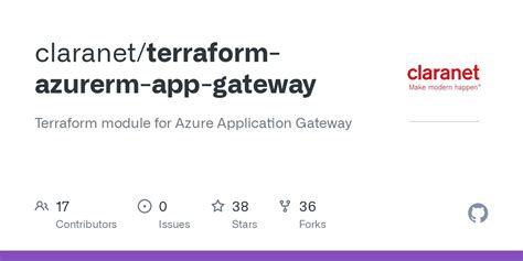 GitHub Claranet Terraform Azurerm App Gateway Terraform Module For Azure Application Gateway