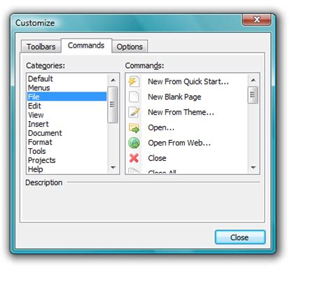 How To Create A Custom Toolbar CoffeeCup Software