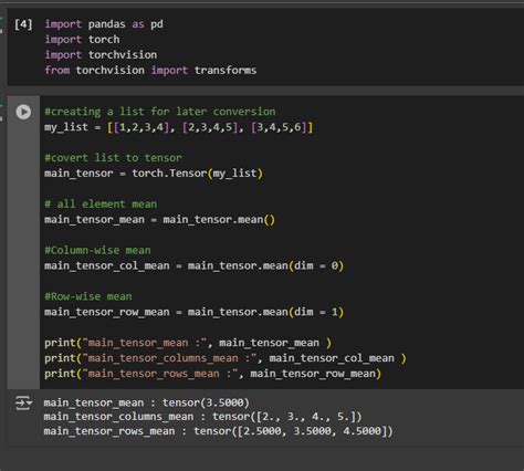 Making Sense Of Mean With Tensor Manipulation By Otun Abolarinwa