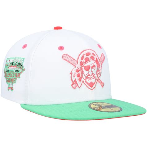 Pittsburgh Pirates New Era Watermelon Lolli 59fifty Fitted Hat White