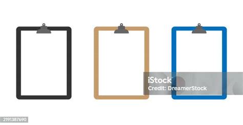 클립 보드 아이콘의 집합은 흰색 배경에 격리되어 있습니다 벡터 일러스트 레이 션 0명에 대한 스톡 벡터 아트 및 기타 이미지 0명 갈색 개념 Istock