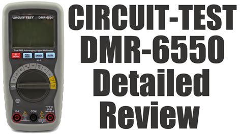 Circuit Test DMR 6550 Multimeter Detailed Review 0095 YouTube