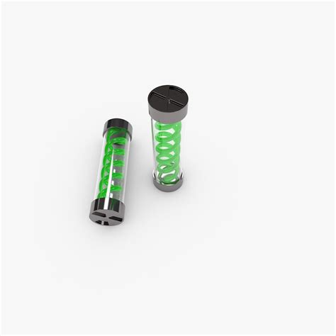 3d Obj Virus Container Liquid