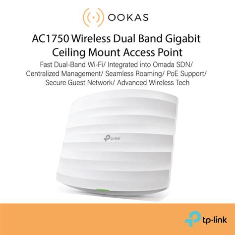 Tp Link Eap Eap Hd Ac Wireless Mu Mimo Gigabit Ceiling Mount Access Point With Poe