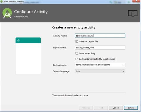Android Sqlite How To Delete Rows In Database